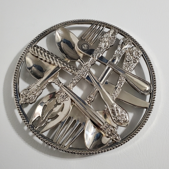 Dining | Godinger Silver Trivet Utensils Tableware Wall Hanger | Poshmark